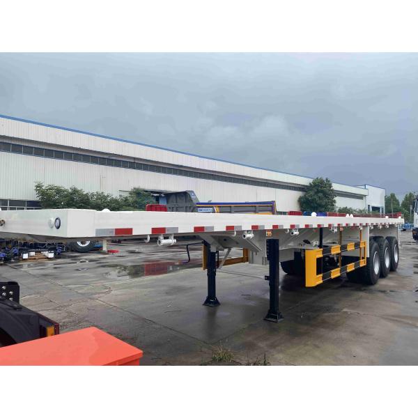 Quality 4-Axle Flatbed Semi-Trailer with Customizable Design and Durable Steel for sale