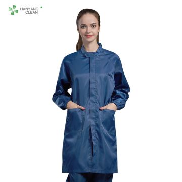 Quality ESD antistatic lint-free and dust-proof polyester lab coat and smock for the for sale