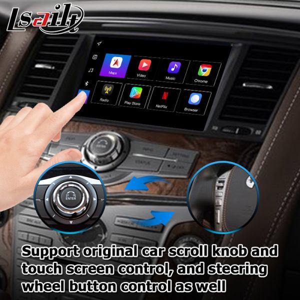 Quality Infiniti QX80 / QX56 Android Auto Carplay Interface base on Qualcomm 8+128 for sale