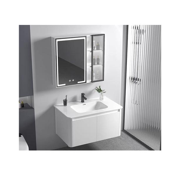 Quality Wall Mounted Wash Basin Vanity Cabinet Waterproof For Bathroom for sale