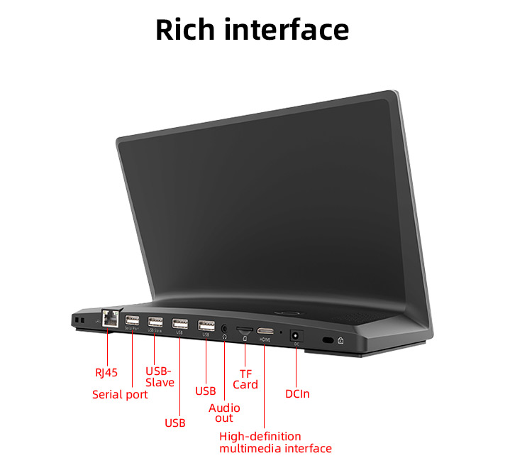10-inch Android tablet in industrial setting