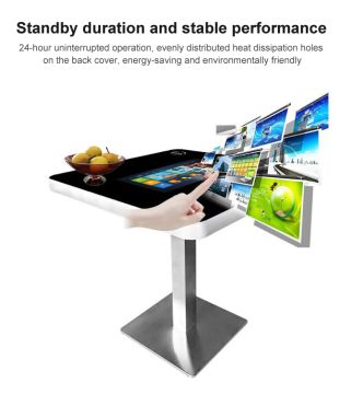 Touch Table Wifi Android / Windows System LCD Kiosk Interactive Multi Top Coffee Smart Touch Screen Table For Coffee