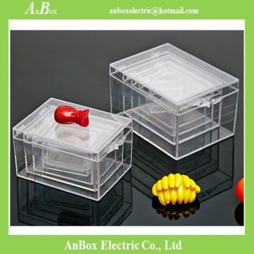 Quality Polycarbonate Rectangular Clear Plastic Enclosure Box for sale