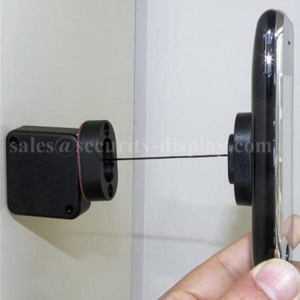Quality Anti Theft 3M Adhesive 90cm Retractable Cable Holder For Shaver Display for sale