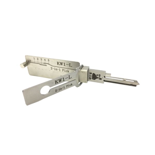 Quality Lishi 2-in-1 KW1-L Decoder Tool for Locksmiths with Lightweight Construction and Compact Portable Design for sale