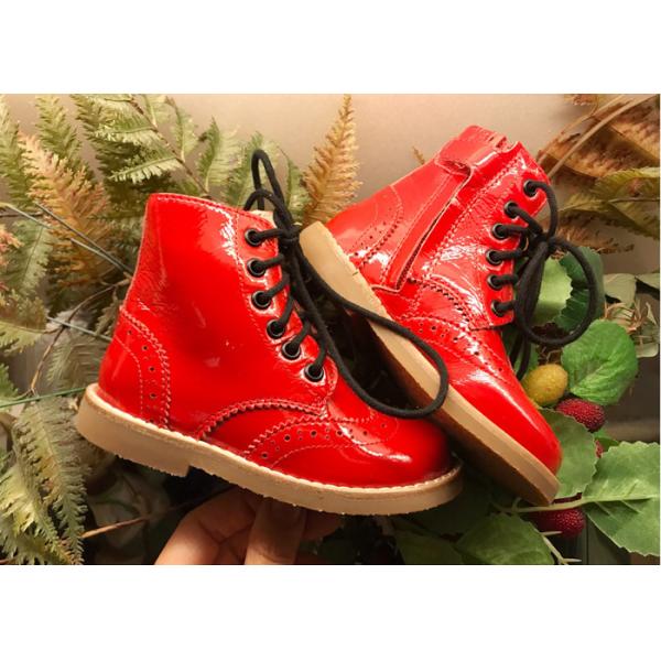 Quality Real Leather Round Toe EU30 Stylish Kids Shoes for sale