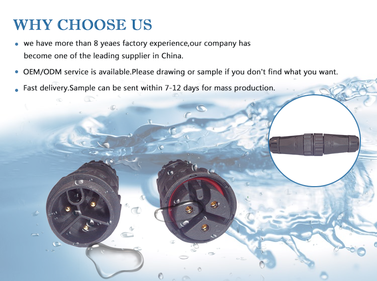 Ip68 M23 High Current Waterproof Connector Male And Female Plug