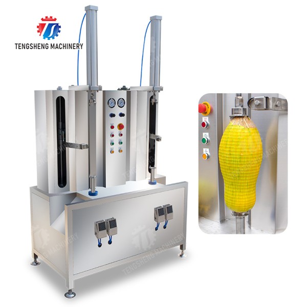 Quality Melon and fruit double head with single cutter peeling machine pineapple Peeling papaya chieh qua pumpkin wax gourd Taro for sale