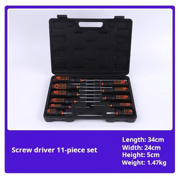 Quality High Frequency Heat Treatment 11PCS Magnetic Screwdriver Set Insulation for sale