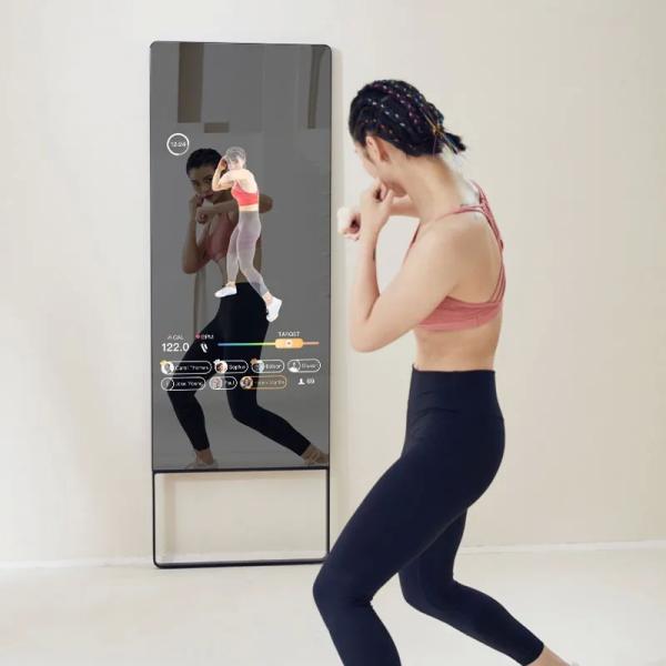 Quality 21.5 Inch Interactive Smart Fitness Mirror For Gymnasium Exercise for sale