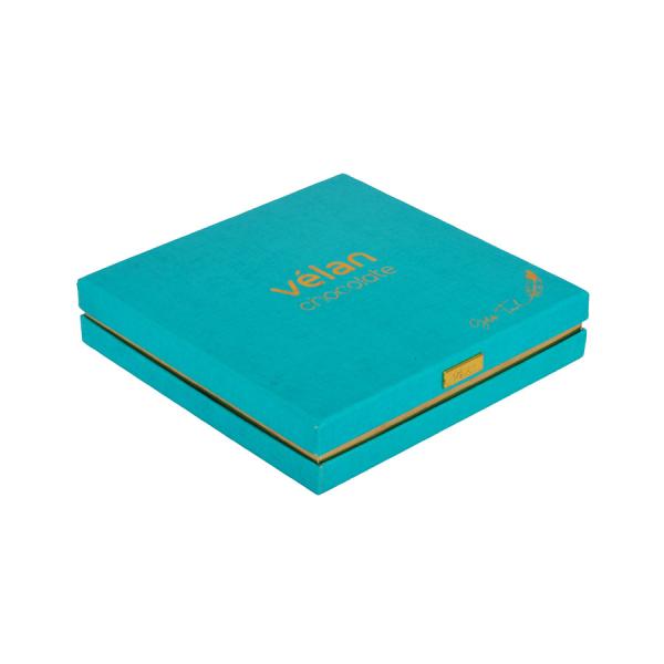 Quality 2mm Paperboard Chocolate Paper Boxes With Gold Hot Foil Stampping for sale
