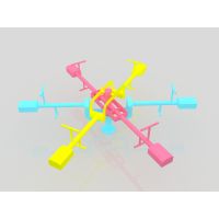 Quality Custom 4-Seat Outdoor Seesaw for Playgrounds and Schools for sale