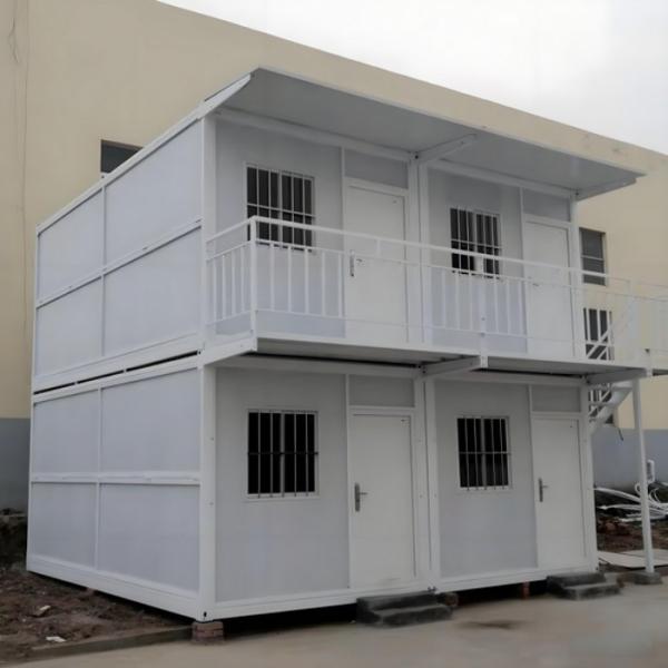 Quality Versatility Double Layer Folding 2 Floor Container House 20 Foot Can Resist for sale
