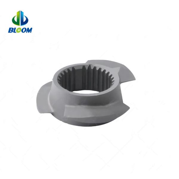 Quality Customized Extruder Parts Bimetallic Screw Segments For Repairing In Masterbatch Production for sale
