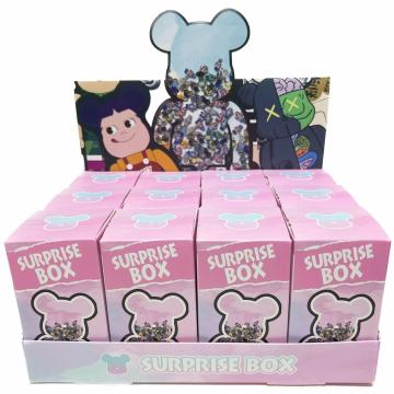 Quality Mini Surprise Fancy Packaging Box 3D Mystery Shoes Sneaker Keychain for sale