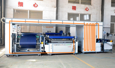 Quality Automated Single Color Non Woven Screen Printing Machine / Roll To Roll Screen for sale