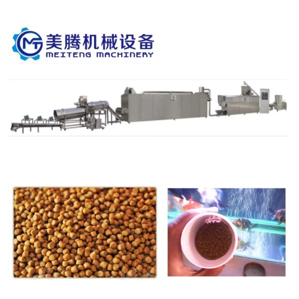 Quality 380V 3PHASE Large Scale Aquatic Fish Feed Processing Line Machine 500kg/H for sale