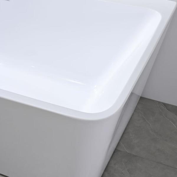 Quality White Round Smooth Acrylic Freestanding Bathtubs for sale