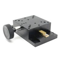 Quality Aluminum Alloy Material XYZ Linear Stage X Axis Black Anodizing for sale