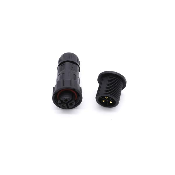 Quality Solder Type Waterproof Plug Connector 15A 3 Pin Pluggable Marine Use for sale