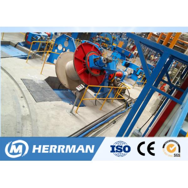Quality Drum Twister Lay Up Machine With Caterpiller For Energy / Telephone Cable for sale