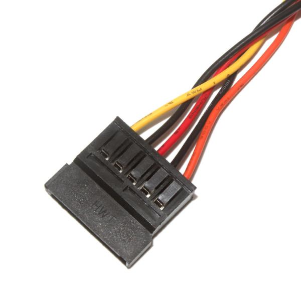 Quality 100MM Custom Wire Harness , 5 Pin Sata Power Cable ID Connectors for sale