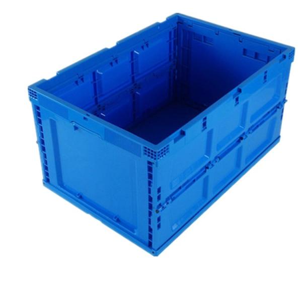 Quality Foldable and Collapsible Plastic Food Grade Storage Box Container for Fruit Warehouse for sale