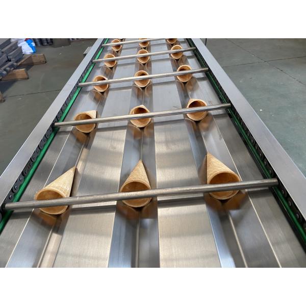 Quality Polished 5000pcs/H Industrial Ice Cream Waffle Cone Making Machine for sale