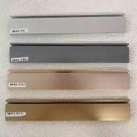 Quality Living Room LED Baseboard Aluminum Profile Skirting Board for 2.5 Meters Floor for sale