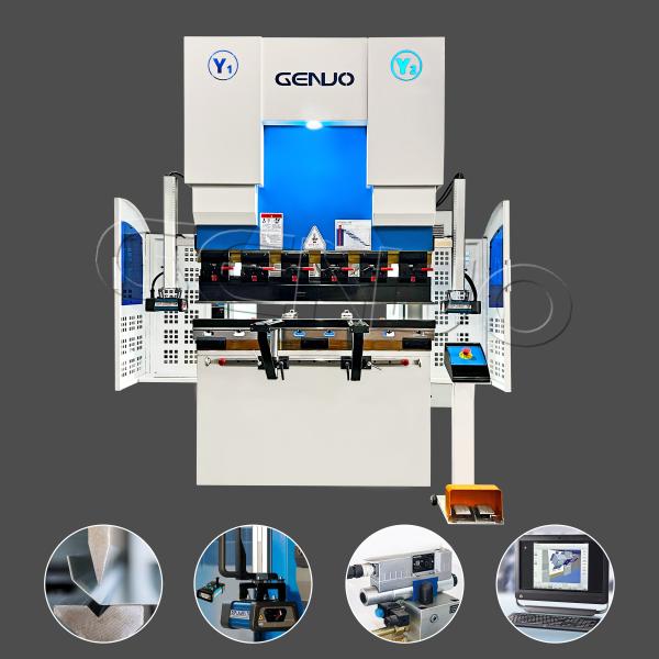 Quality High Accuracy CE Metal Plate Hydraulic Press Brake Machinery CNC Servo Hydraulic Press Brake For Metal for sale
