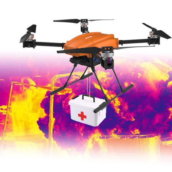 Quality ZAi Professional Fire Fighting Drone Search and Rescue UAV with Thermal Camera for sale
