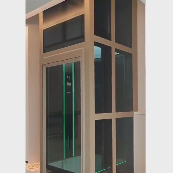 Quality Single Swing Door Residential Traction Elevator / VVVF Control Home Elevator for sale
