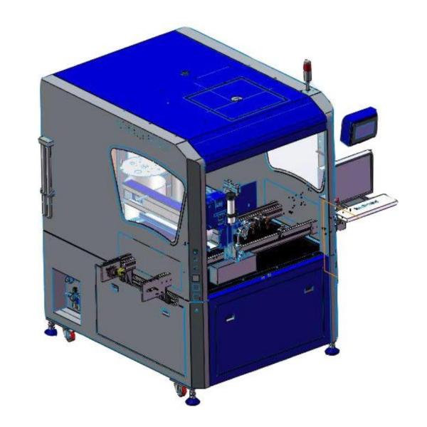 Quality 2 part dispensing machine control system mixer Automatic Glue Dispenser for sale