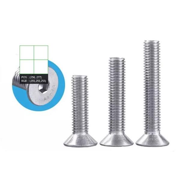 Quality DIN 7991 M1.6 M64 Stainless Steel Hex Socket Countersunk Head Screws for sale