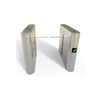 Quality Bi-Directional Drop Arm Turnstile with 1000mm Channel Width 30 Person Per Minute for sale