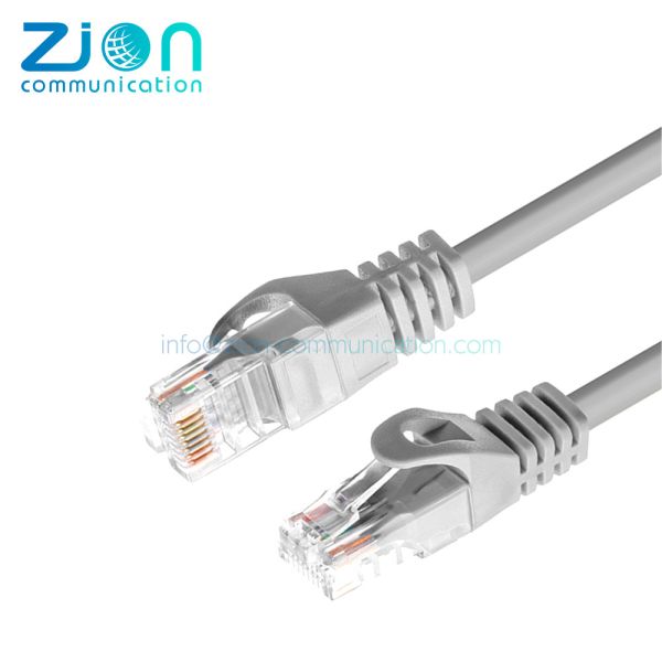 Quality Cat.5e Patch Cord with Stranded Bare Copper Conductor for 100MHz Frequency and LSZH Jacket for sale