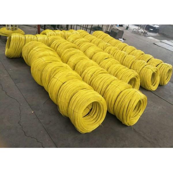 Quality Yellow Black Annealed 16 Gauge Metal Tie Wire Reel for sale