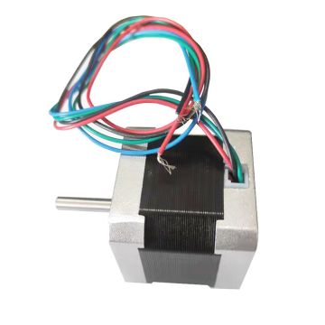Quality 12 V NEMA17 Hybrid Stepper Motor Length 1.8 Degree With D Shaft for Engineering for sale