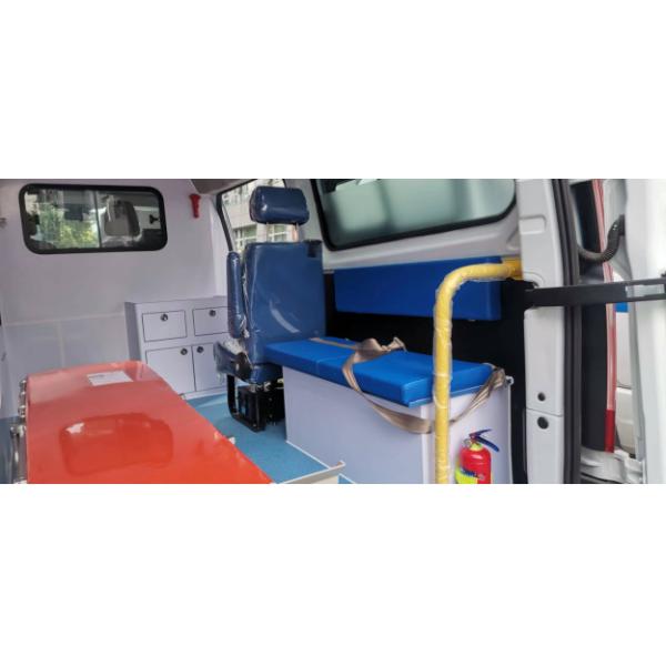 Quality White Ford Transit Ambulance 8 Seaters Gasoline Medical Ambulance for sale