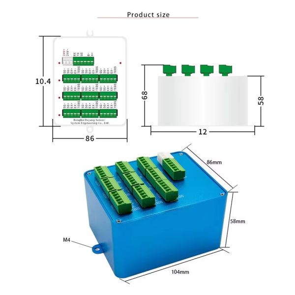 Quality 9-in-one Multi-channel Transmitter For Force Sensor Pressure Gravity Intelligent for sale