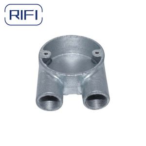 Quality BS EN61386 Branch U Way 25mm Junction Box Malleable Iron Pvc Conduit Box for sale