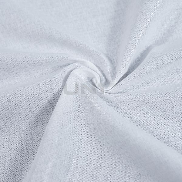 Quality 70 gsm Plain Weave Shirt Interlining with PA Adhesive for Collar and Cuff for sale