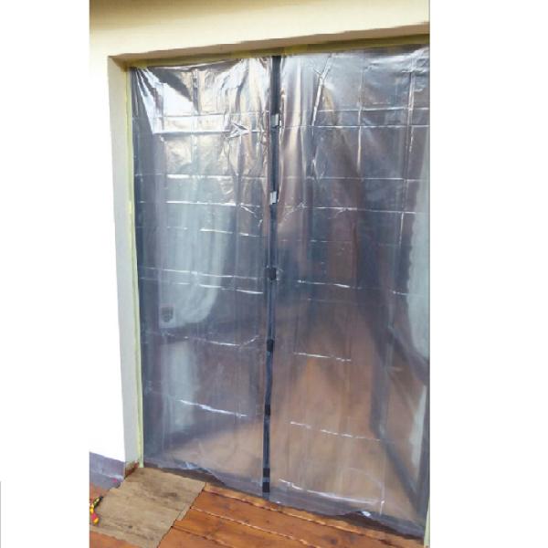 Quality Double Garage Screen Door Magnetic Middle Customized Mosquito Net Door for sale