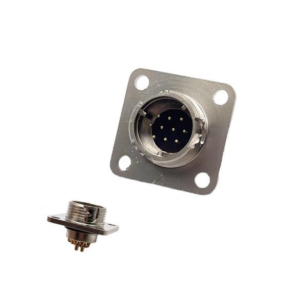 Quality 2 Pin 10 Pin Circular Wire Connector Servo Encoder Male Soldering Termination for sale