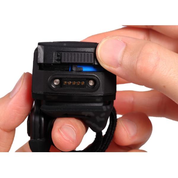 Quality CMOS 2D Industrial Ring Barcode Scanner Wearable High Battery Capacity for sale
