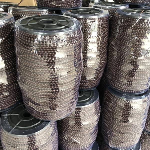 Quality White Plastic Curtain Chain for Roller Blinds Components Customized Length 4.5 for sale