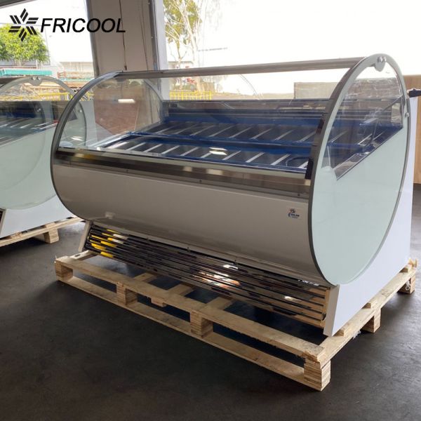 Quality 600L Gelato Ice Cream Display Freezer for sale