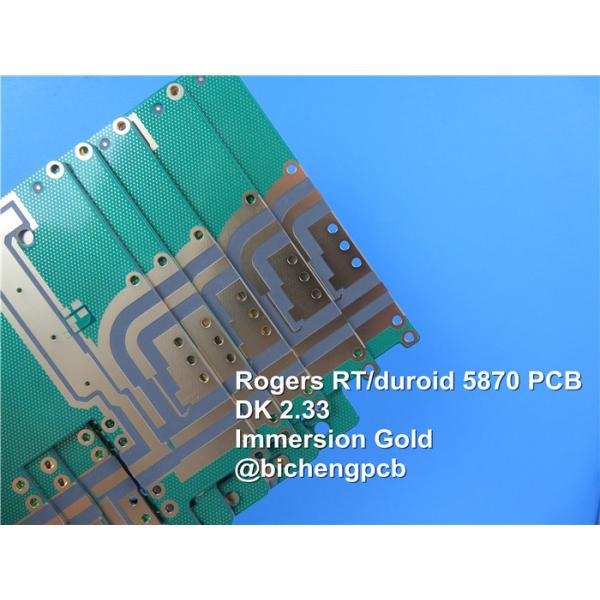 Quality Rogers RT/Duroid 5870 White Silkscreen 0.4mm High Frequency PCB Design OSP for sale