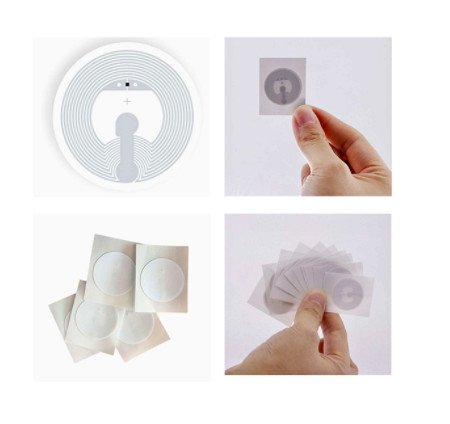 Quality White Color 215 NFC Tag Stickers For Smart NFC Phone Encoding for sale
