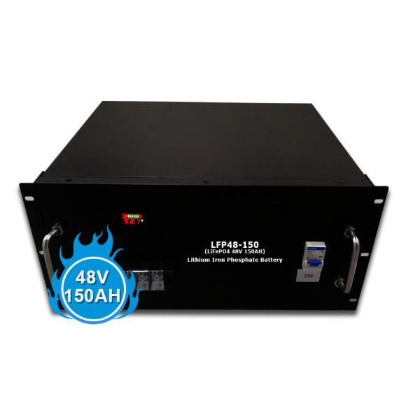 Quality 150ah 7KWh 48V Lithium LiFePO4 Battery MSDS LCD Screen For Telecom for sale